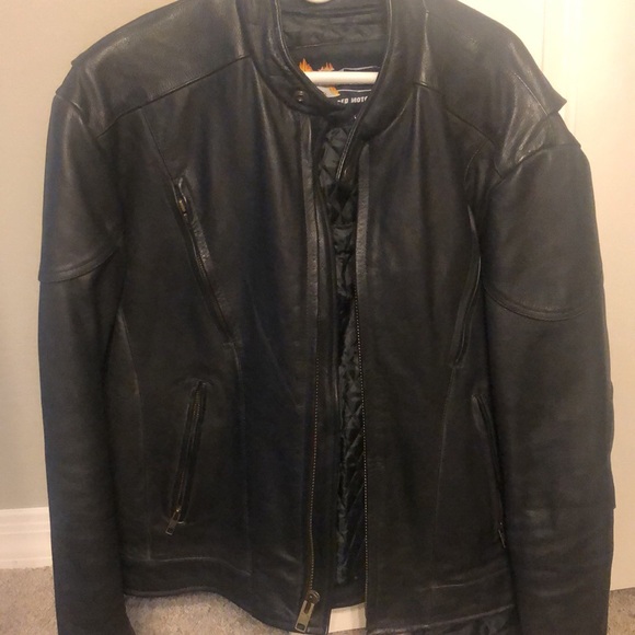 Xelement | Jackets & Coats | Sold Xelement Leather Motorcycle Jacket ...